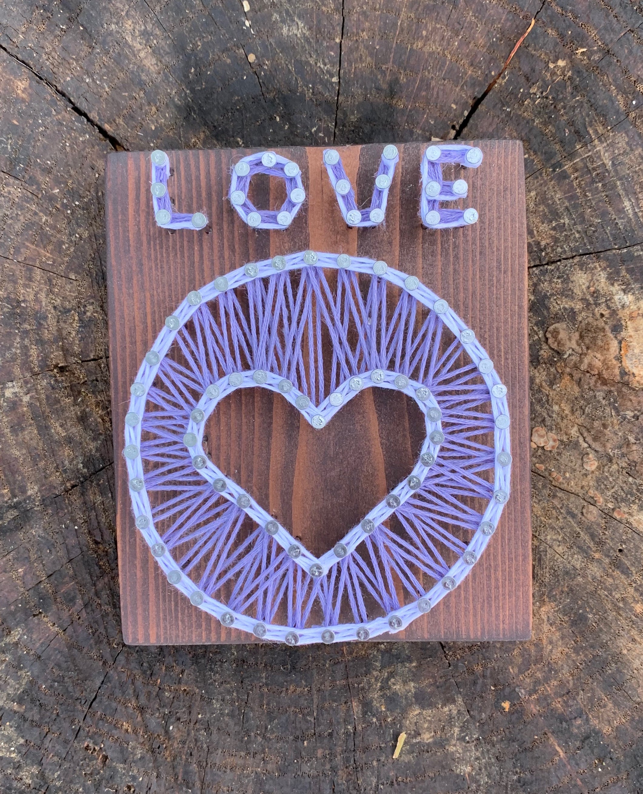 Mini Heart String Art Templates & Directions 5 Designs DIY Project ...