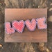 LOVE String Art Template & Directions DIY Project Handmade Gift ...