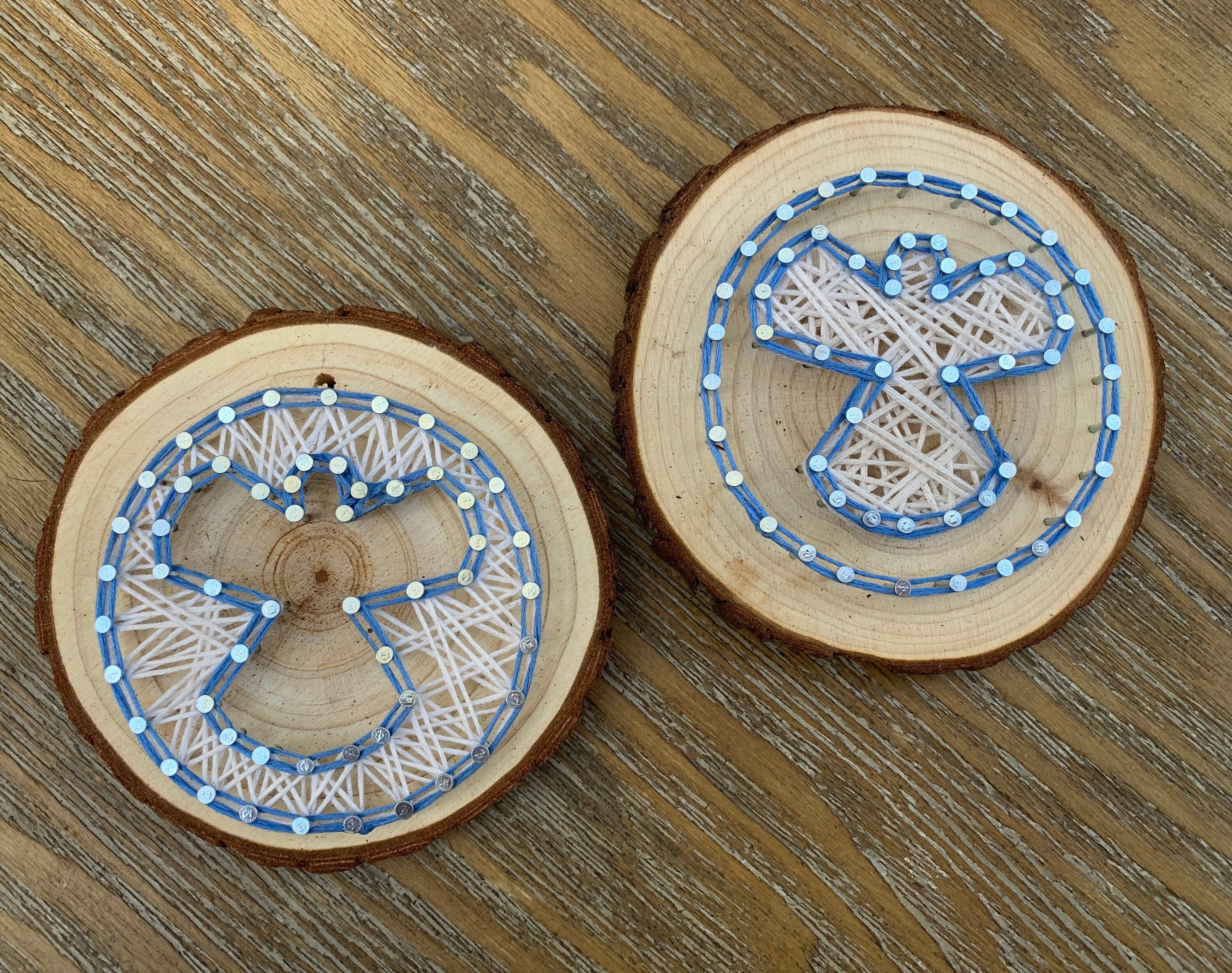 Christmas Ornament String Art TEMPLATES & Directions DIY - Etsy