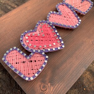 LOVE String Art Template & Directions | DIY | Project | Handmade Gift ...