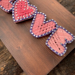LOVE String Art Template & Directions | DIY | Project | Handmade Gift ...