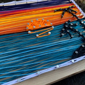 Beach Sunset String Art Template & Directions | PDF | DIY Project ...