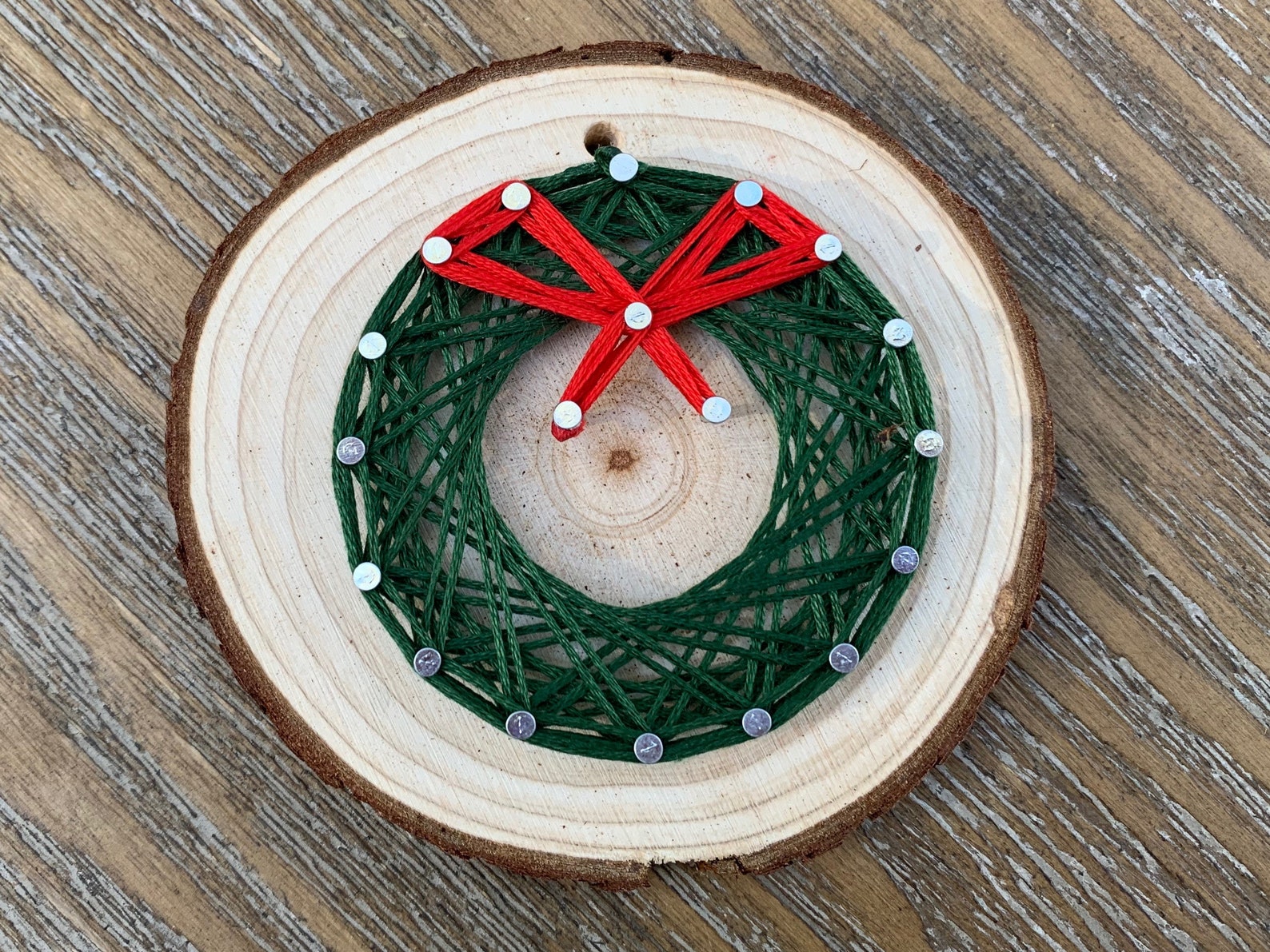 Christmas Ornament String Art TEMPLATES & Directions DIY - Etsy