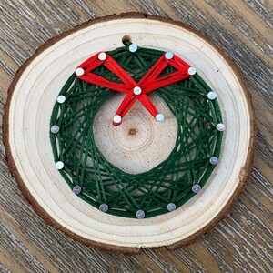 Christmas Ornament String Art TEMPLATES & Directions | DIY Project ...