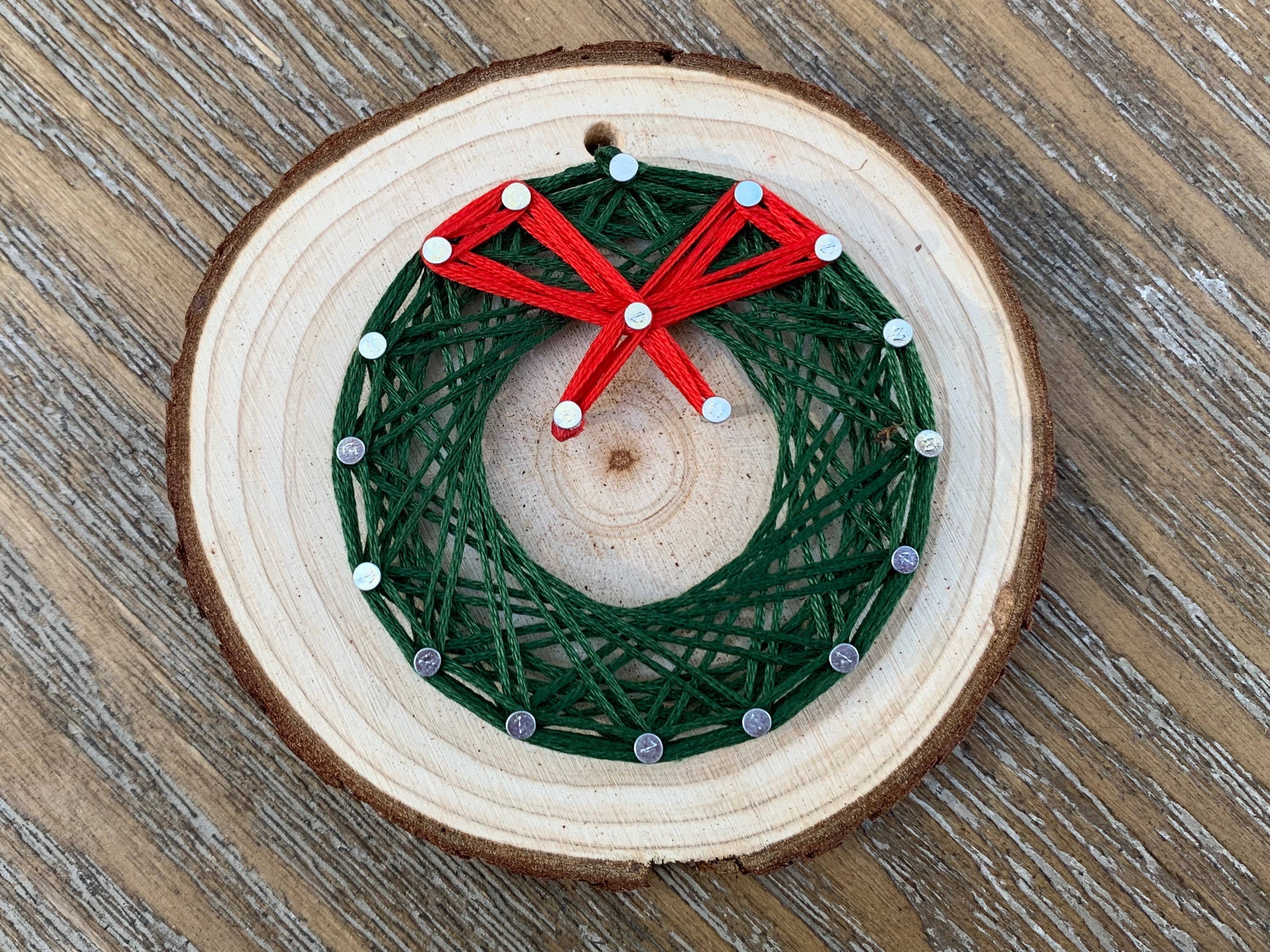 Christmas Ornament String Art TEMPLATES & Directions DIY - Etsy