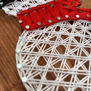 Snowman String Art TEMPLATE & Directions | DIY Project | Handmade Gift ...