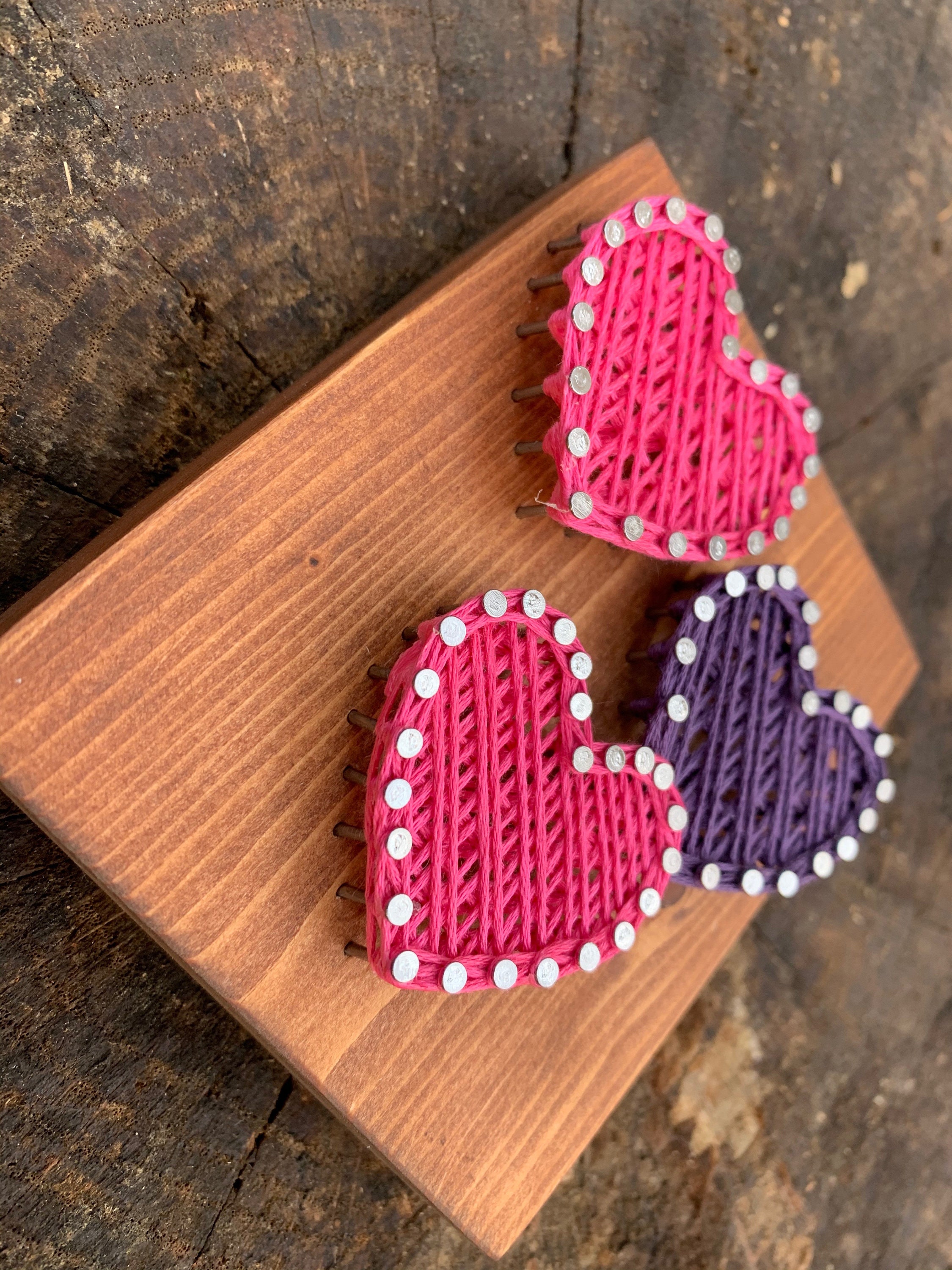 Mini Heart String Art Templates & Directions | 5 Designs | DIY Project ...