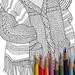 KNIT SWEATER Coloring Page / Printable Coloring Page / Drawing of ...