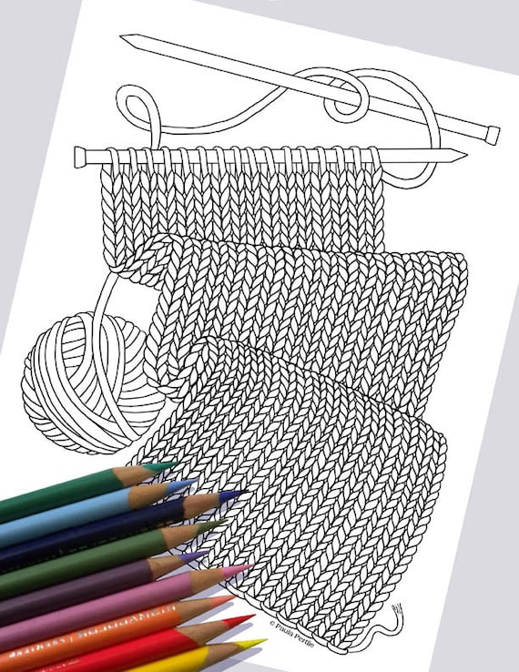 WORK IN PROGRESS Coloring Page / Printable Coloring Page / | Etsy