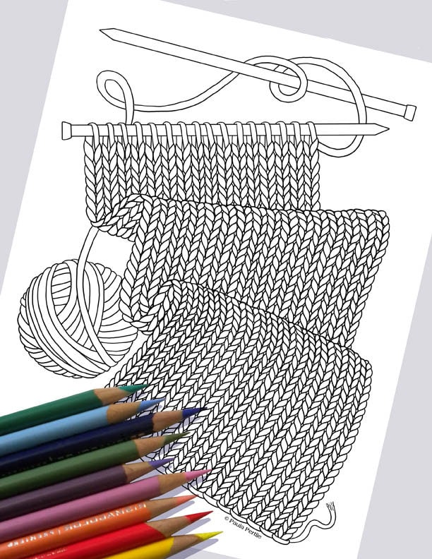 WORK IN PROGRESS Coloring Page / Printable Coloring Page / Drawing of ...