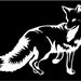 Vinyl Decal Fox animal hunt truck country bumper sticker car | Etsy