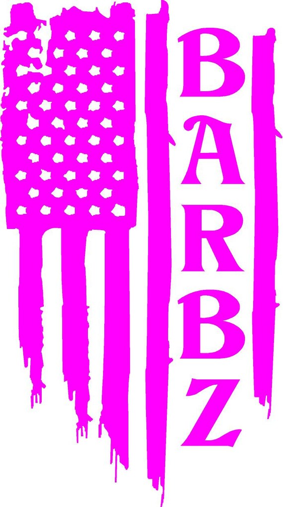 Barbz Flag Vinyl Decal Truck Bumper Sticker Car Truck Laptop | Etsy