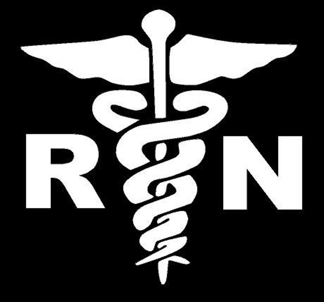 RN Symbol Registered Nurse Medical Hospital Vinyl Decal Truck Van ...
