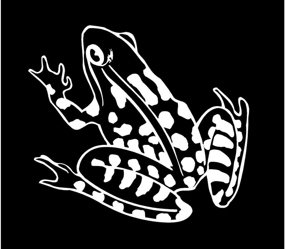 Vinyl Decal Frog Toad Fun Country Bumper Sticker Car Truck Laptop - Etsy