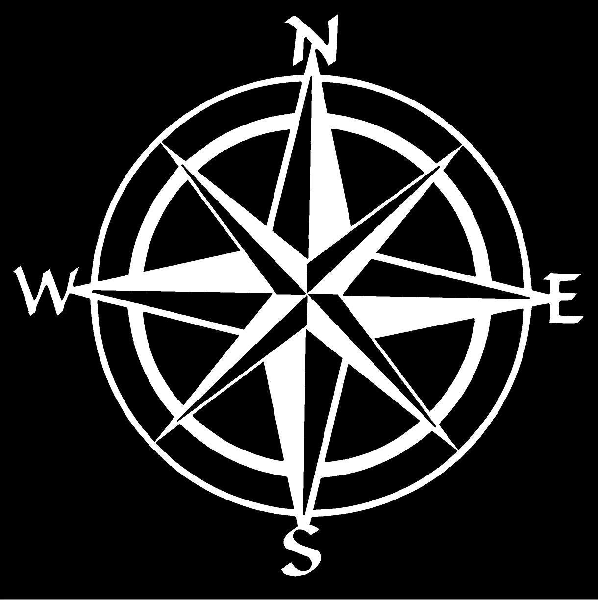 Nautical Star Compass Decal