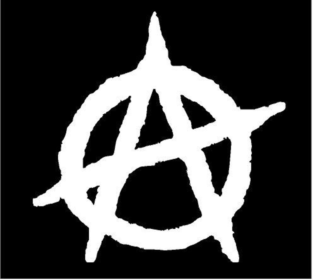 Anarchy Symbol Chaos A Vinyl Decal Truck Country Bumper Sticker Car ...