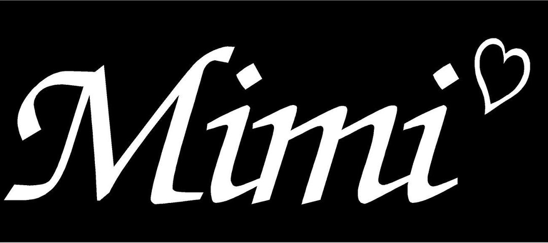 Mimi Heart Vinyl Decal Fun Truck Country Bumper Sticker Car Truck ...