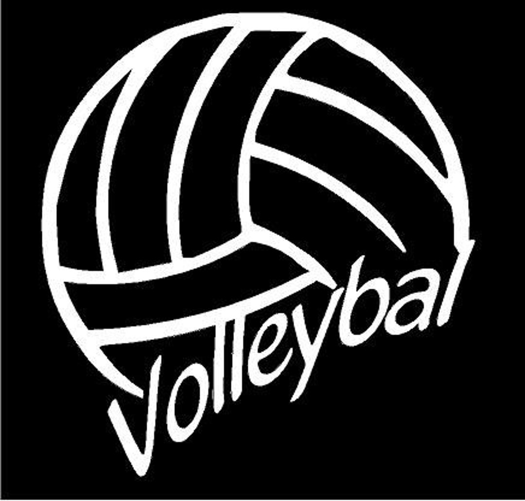 Volleyball Sports Ball Fun Vinyl Decal Truck Van Bumper - Etsy