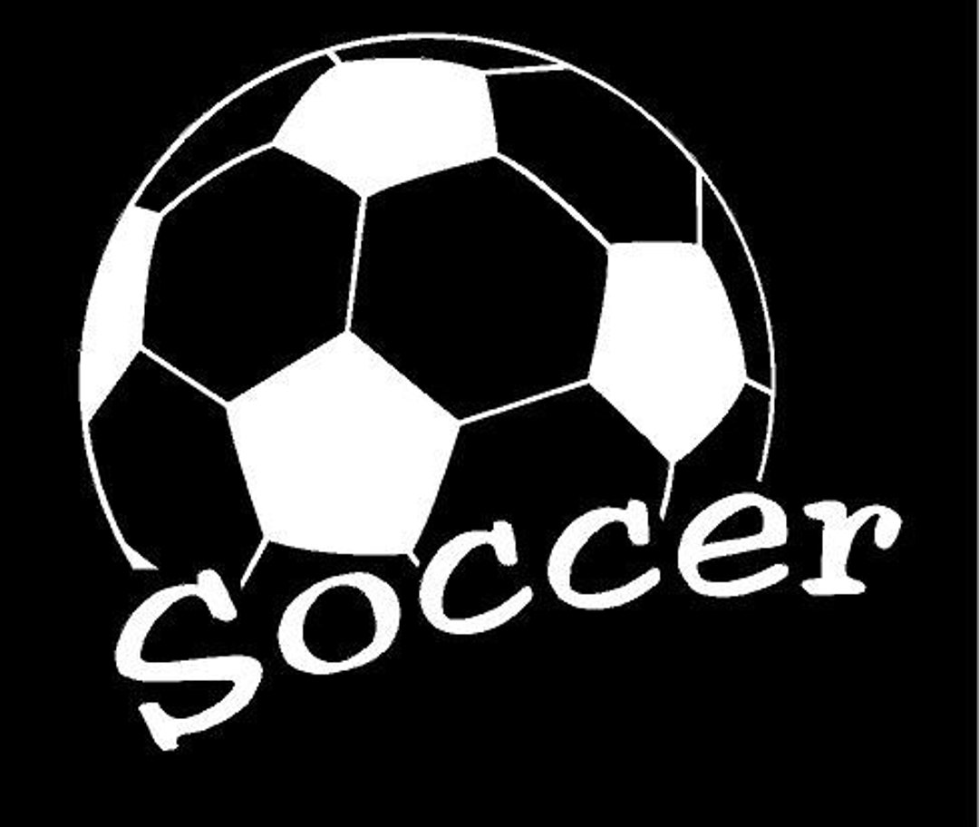 Soccer Sports Ball Fun Vinyl Decal Truck Van Bumper Sticker Car Truck ...