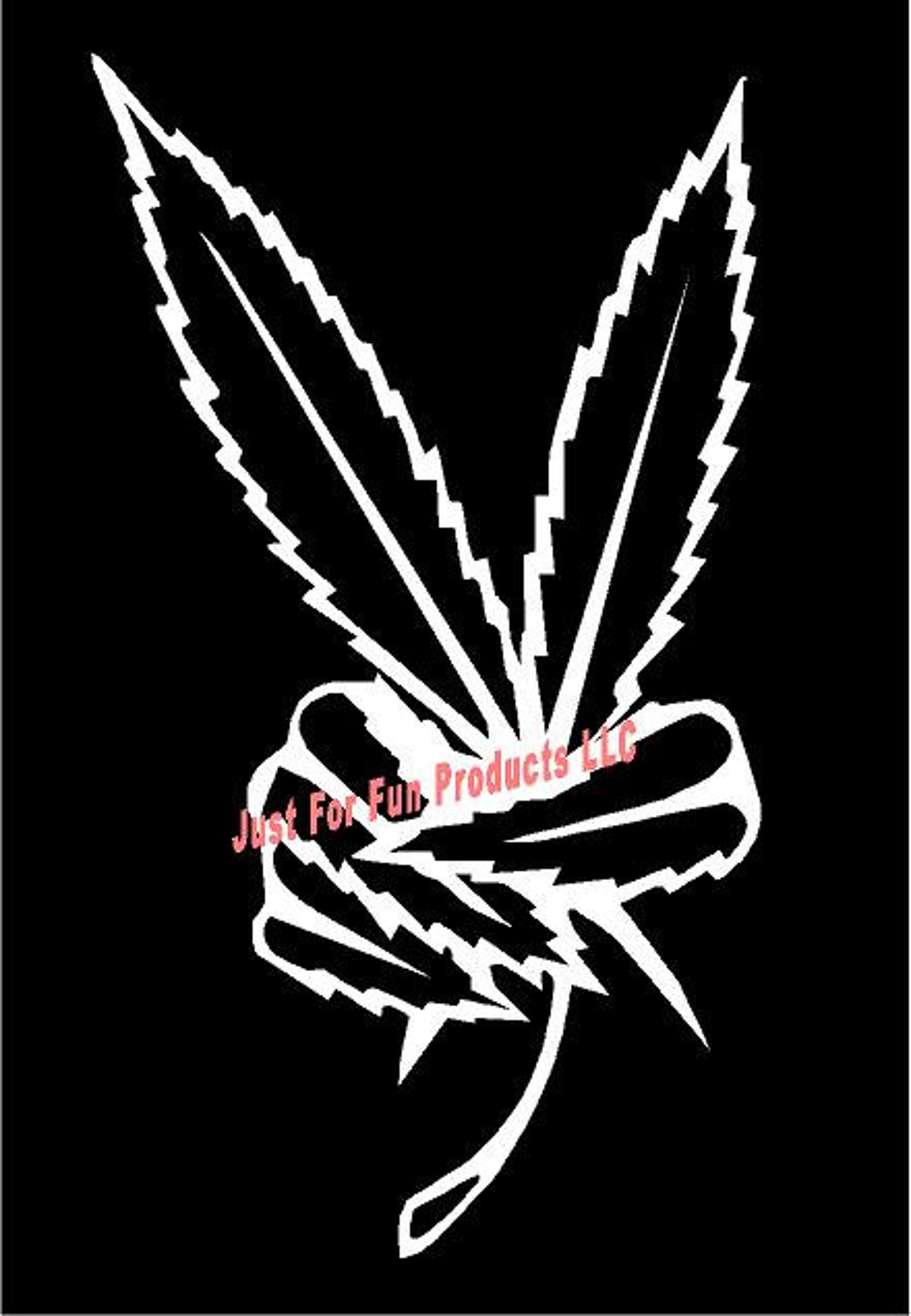 Vinyl Decal Pot Leaf Peace Hand Marijuana Fun Truck Van Bumper Sticker Car Truck Laptop - Etsy