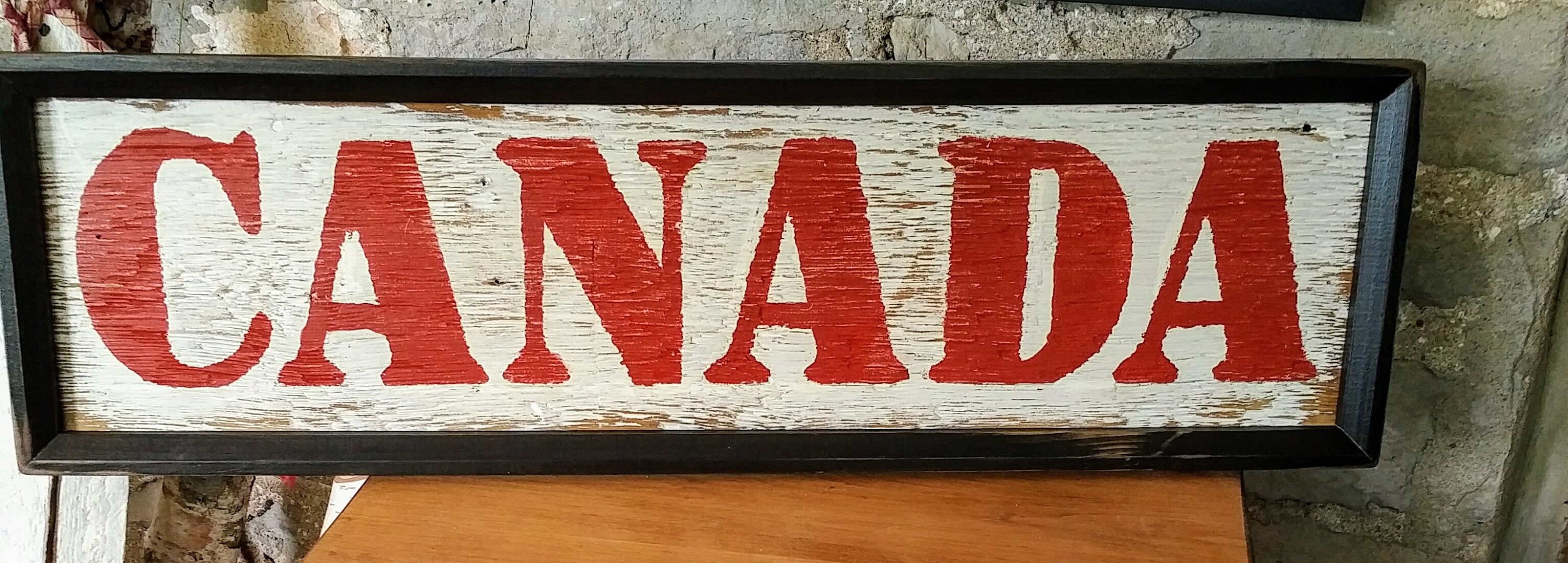 Canada Sign Sign Wooden Sign Canada 150 Rustic Nastalgic - Etsy Canada
