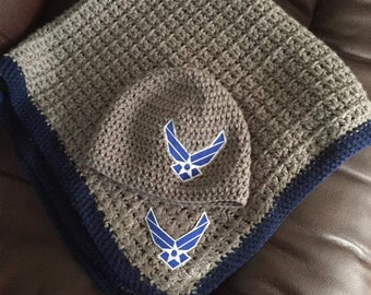 Air Force Blanket - Etsy