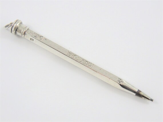 830 Silver 3 1/4 Inch Long Pencil | Etsy