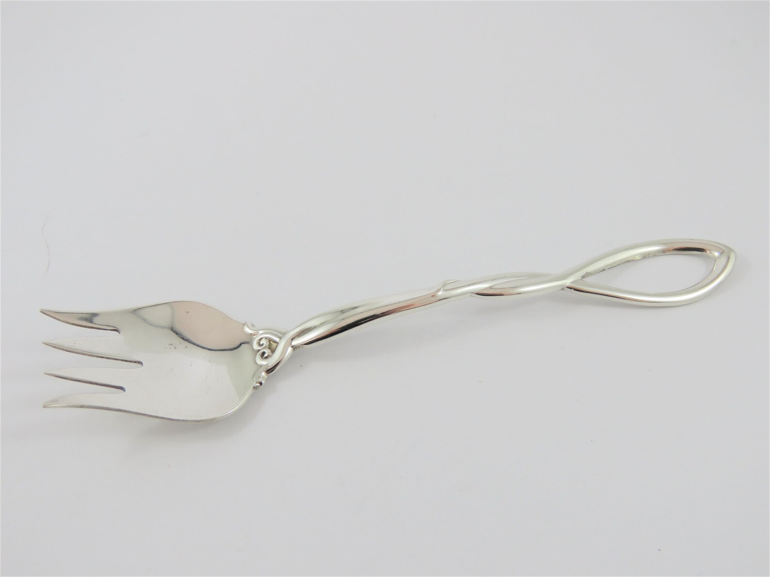 Sterling Silver Fork With Twisted Handle | Etsy