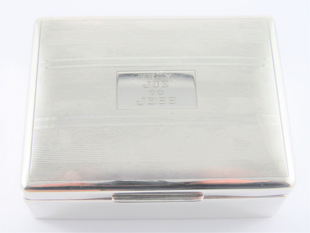 Birks Sterling Silver and Cedar Lined Cigarette Box - Etsy