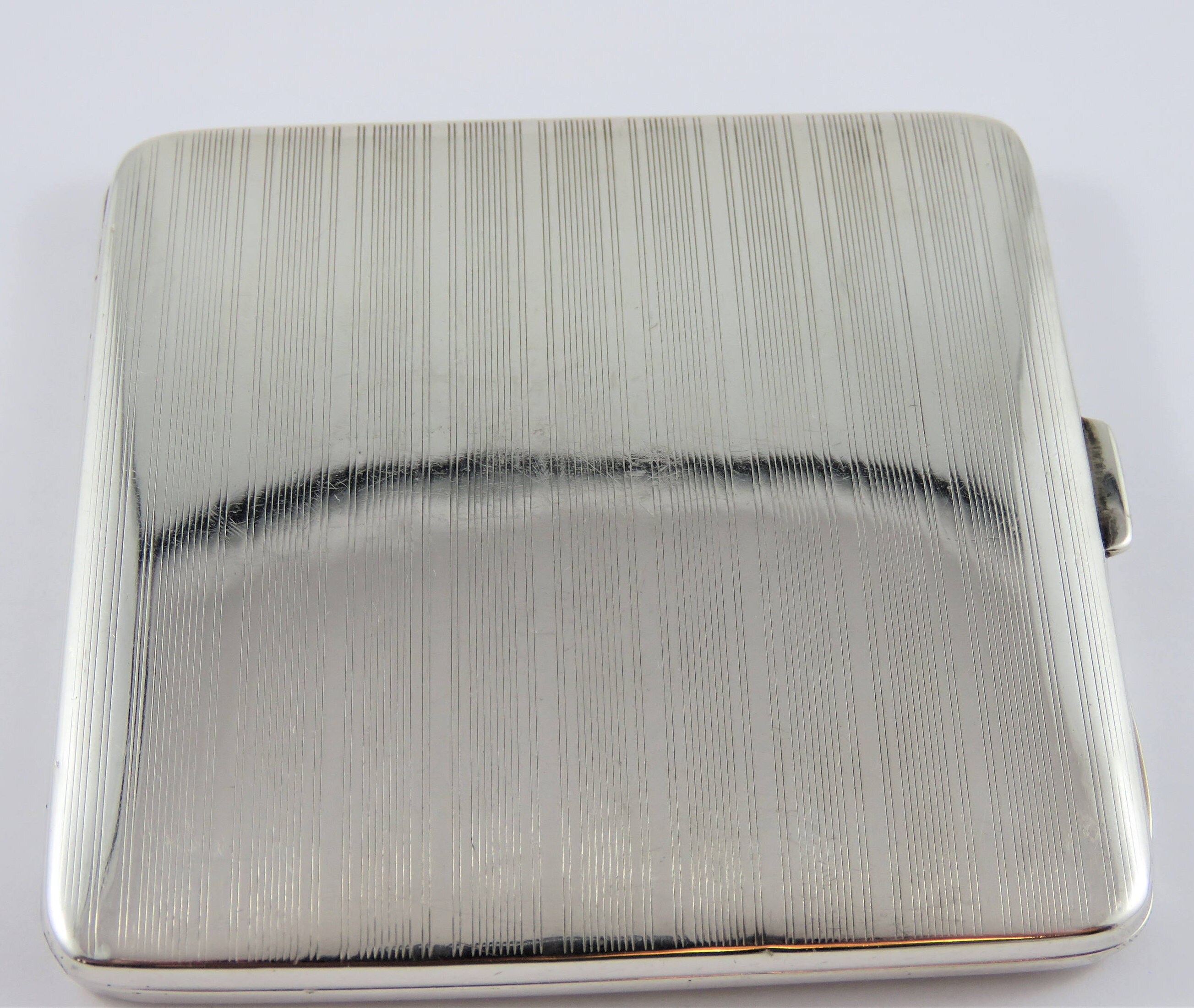 Sterling Silver Cigarette Case With English Hallmarks | Etsy