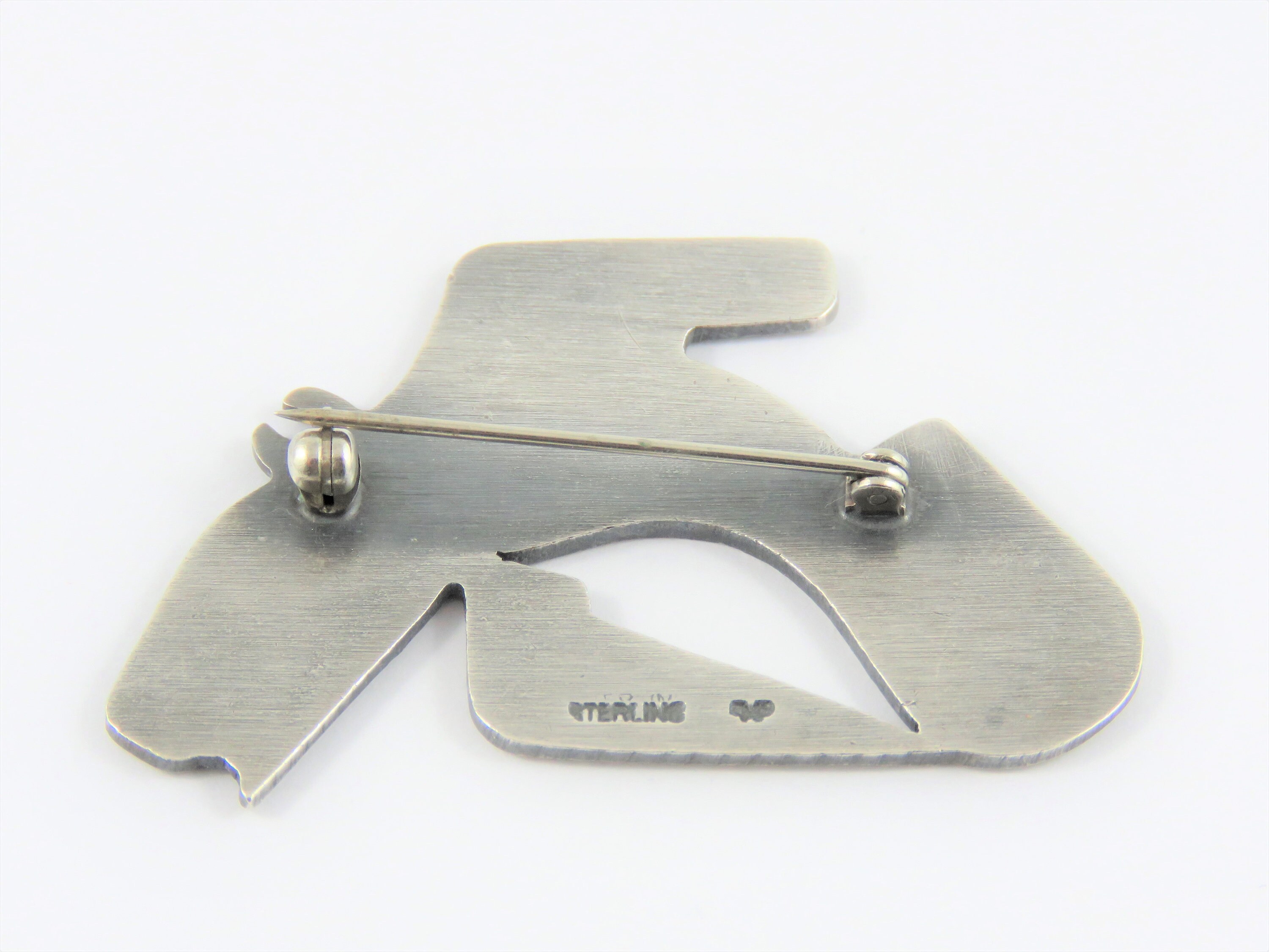 West Coast Native Sterling Silver Orca Brooch - Etsy UK