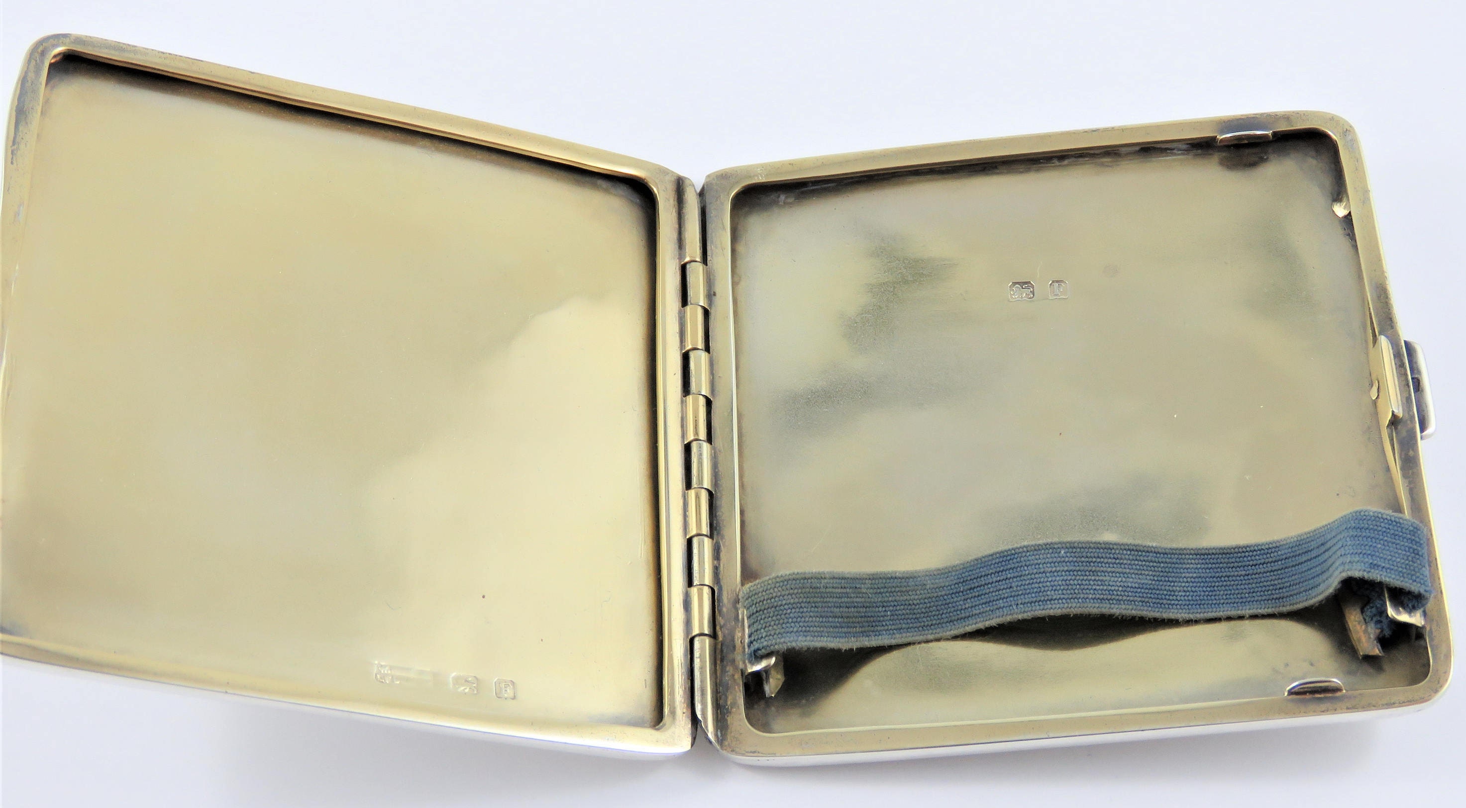 Sterling Silver Cigarette Case With English Hallmarks | Etsy