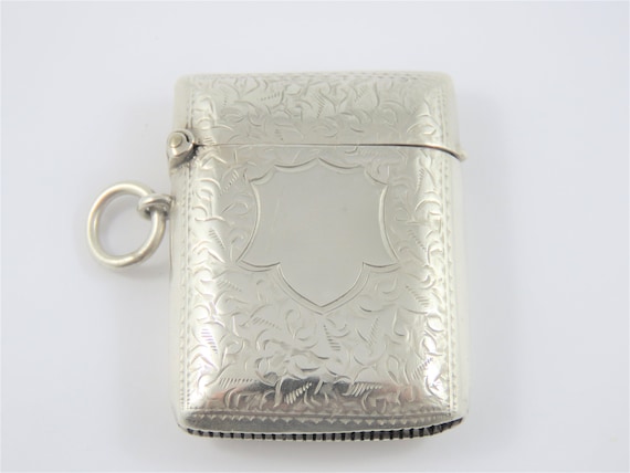 Silver Match Case