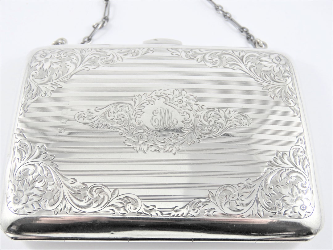 Sterling Silver Purse With English Hallmarks - Etsy