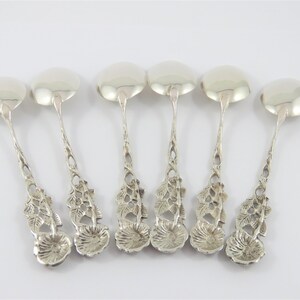 Set of Six Antiko 800 Silver Tea Spoons in Hildesheim Rose Pattern - Etsy