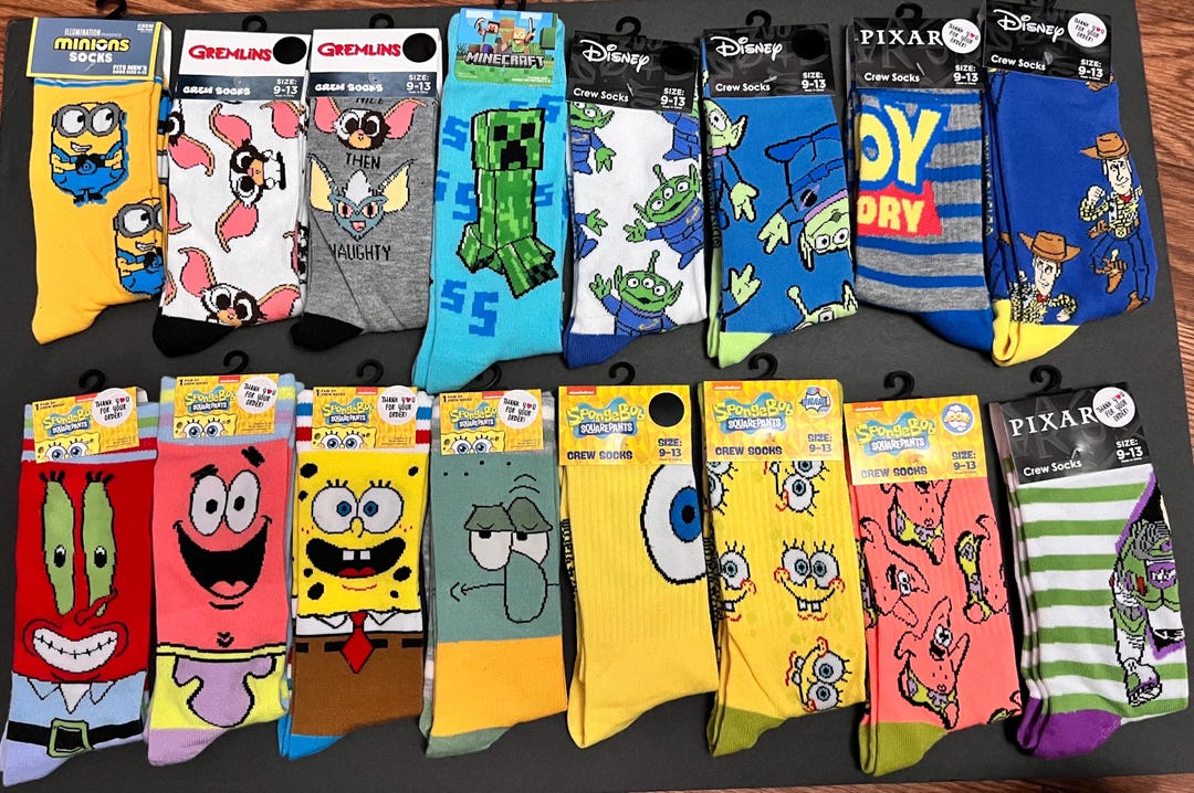 Odd Sox Crazy Socks Funny Novelty Crew Socks Tv Show Gift Gag Party ...