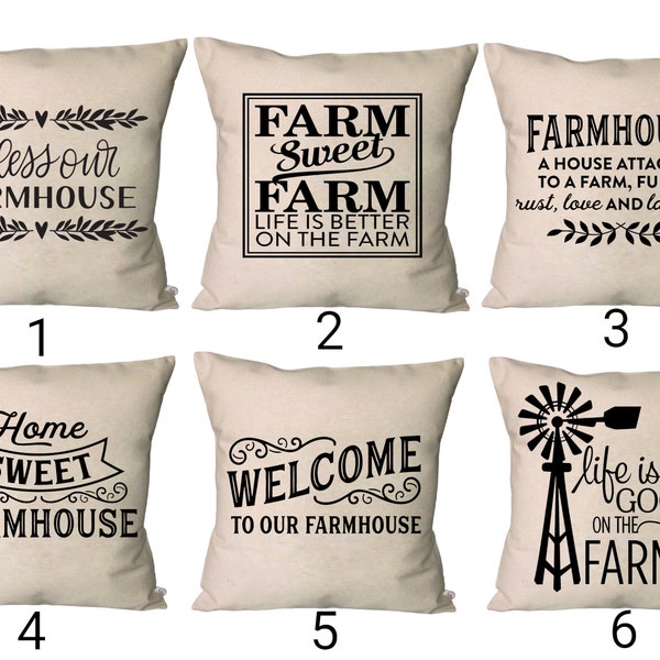 Farm Pillows - Etsy