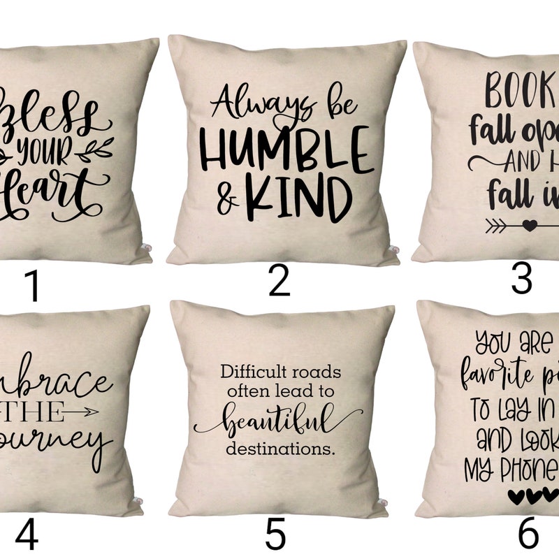 Inspirational Pillow - Etsy