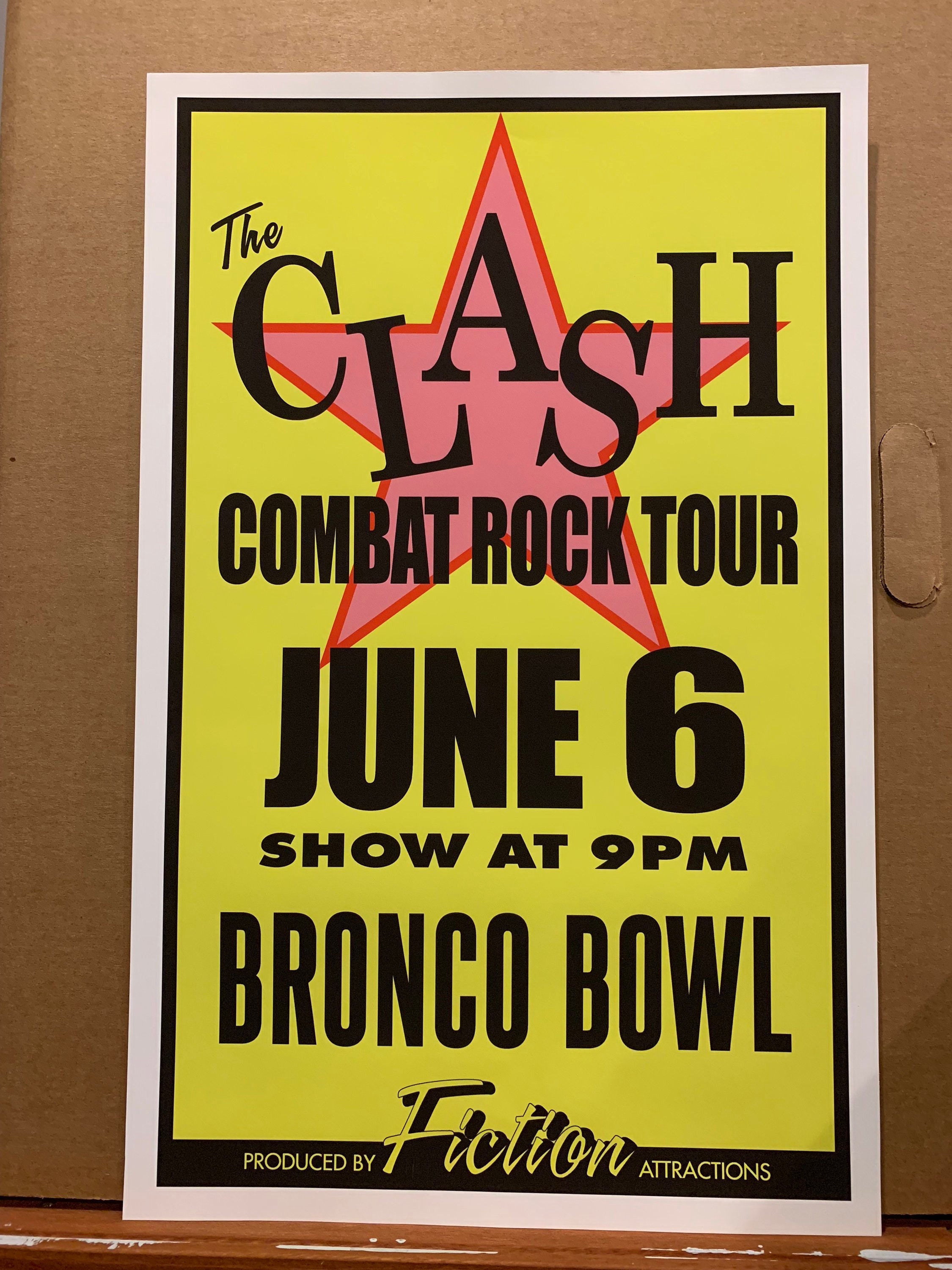 The Clash Combat Rock Poster