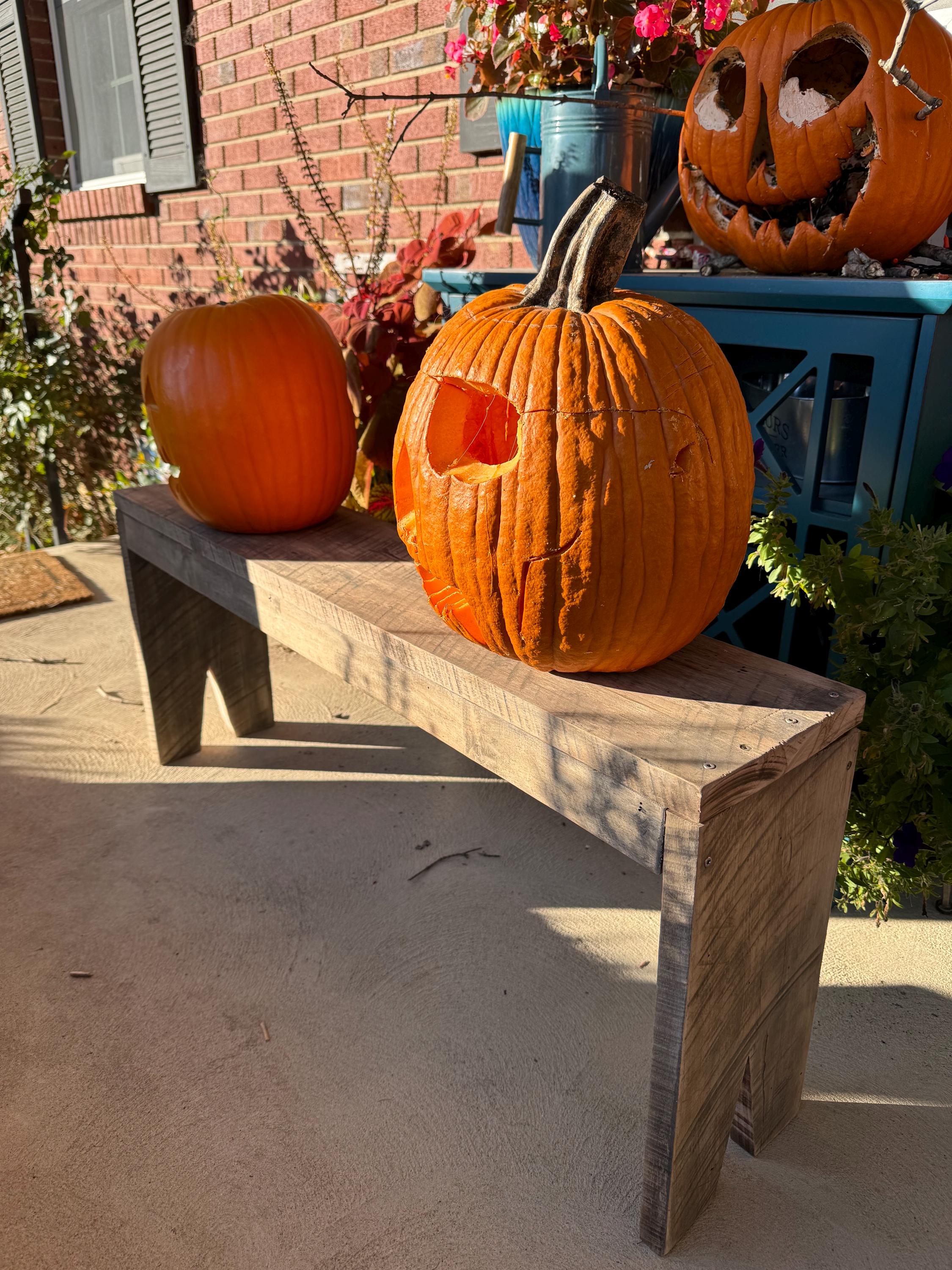 Hand Built Farmhouse Bench - Etsy