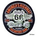 Biker Patch Iron on Embroidered Route 66 Motorcycle Jacket Applique ...