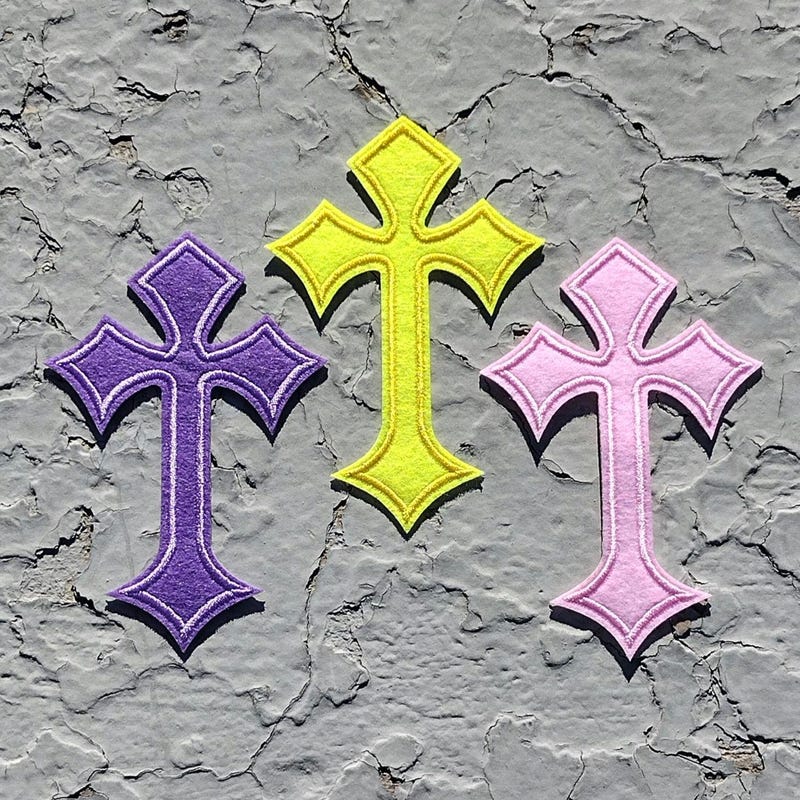 Iron on Cross - Etsy