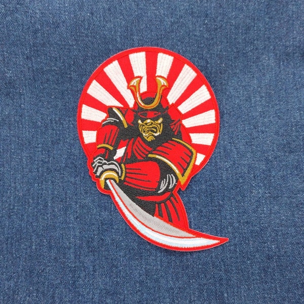Samurai Sword Iron on Patch - Etsy
