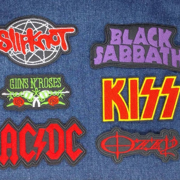 Rock Band Patches - Etsy