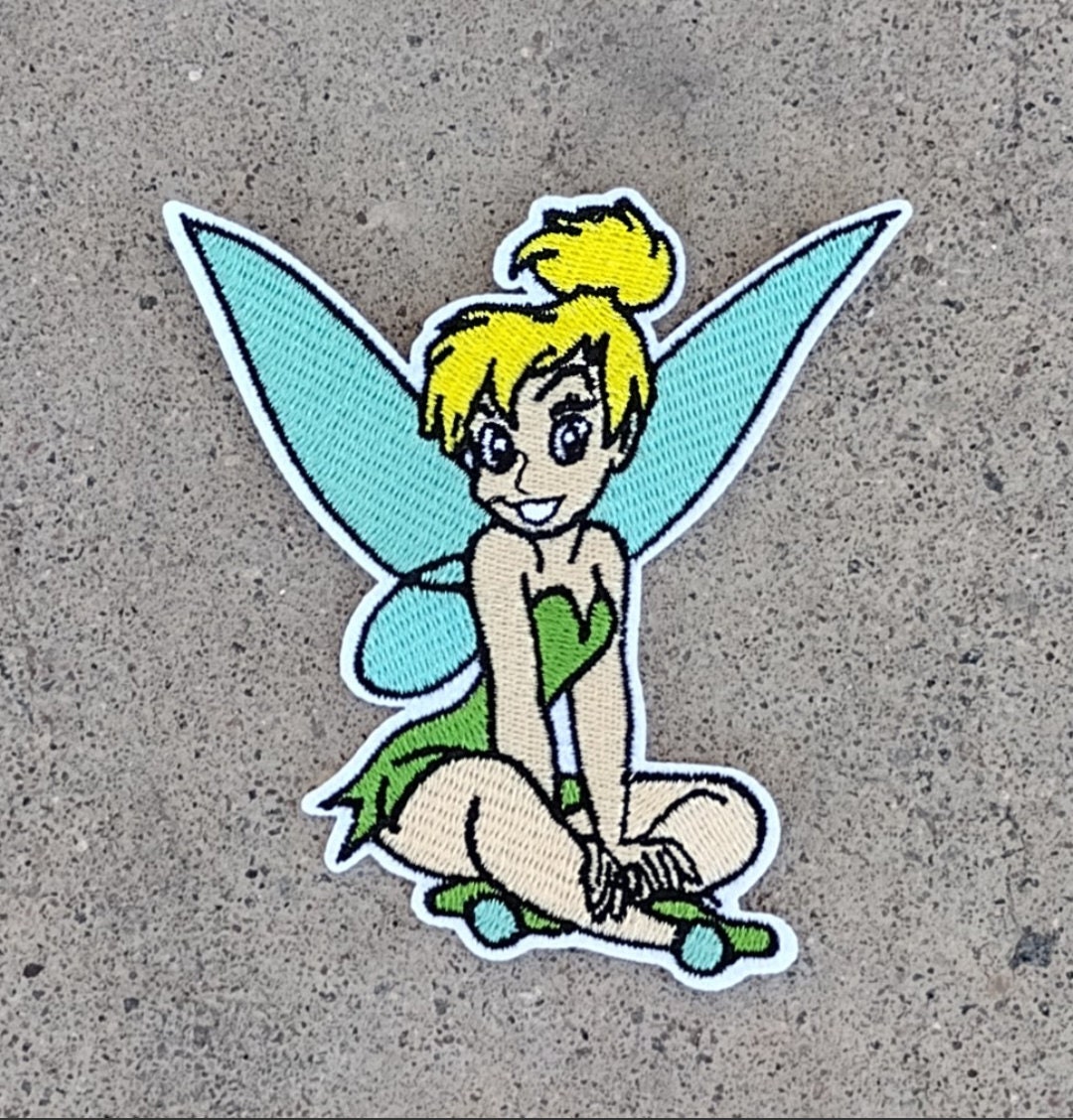 Fairy Pixie Tinkerbell Embroidered Iron-on Patches Clothing - Etsy