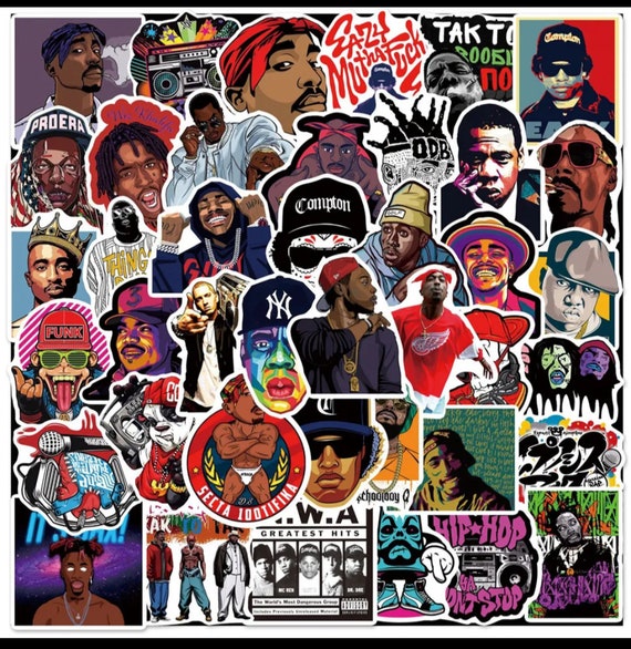 West Coast Rappers Collage