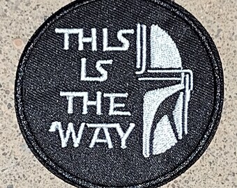 Mandalorian This is the Way Iron on Patch - Etsy