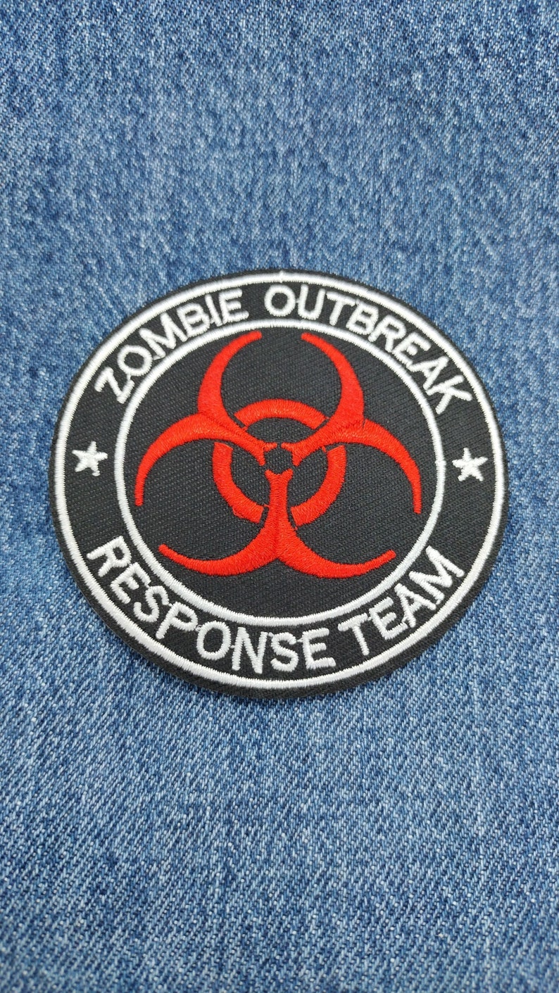 Zombie Outbreak Response Team Cosplay Bio Hazard Embroidered Iron-on ...