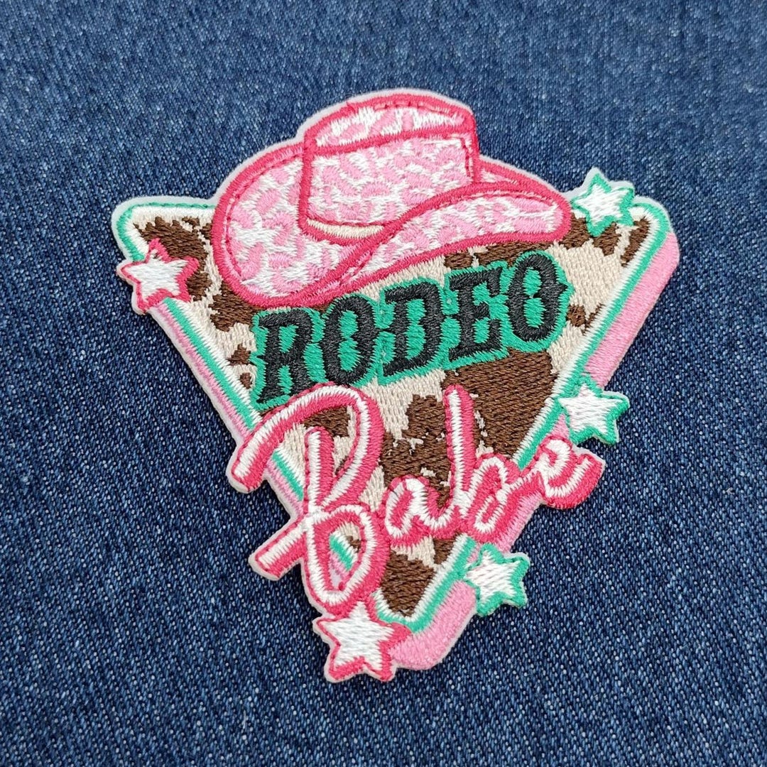 Cowgirl Country Western Rodeo Babe Embroidered Iron-on Patch Cowboy - Etsy