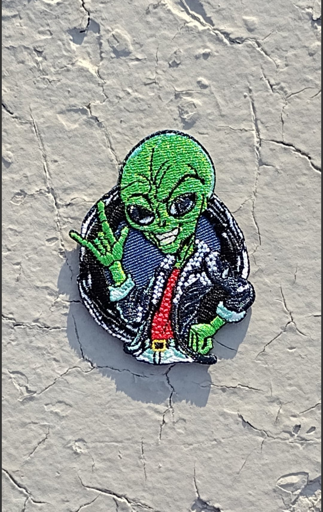 Aliens Area 51 Alien Embroidered Iron-on Patches Cool UFO Guy - Etsy